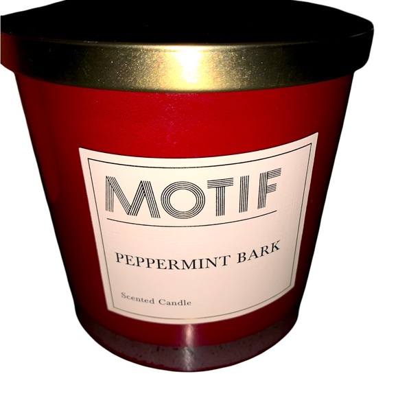 Motif | Other | Newmotif 23oz Glass Jar With Metal Lid Red Peppermint Bark | Poshmark